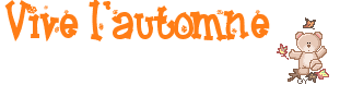 vive l'automne