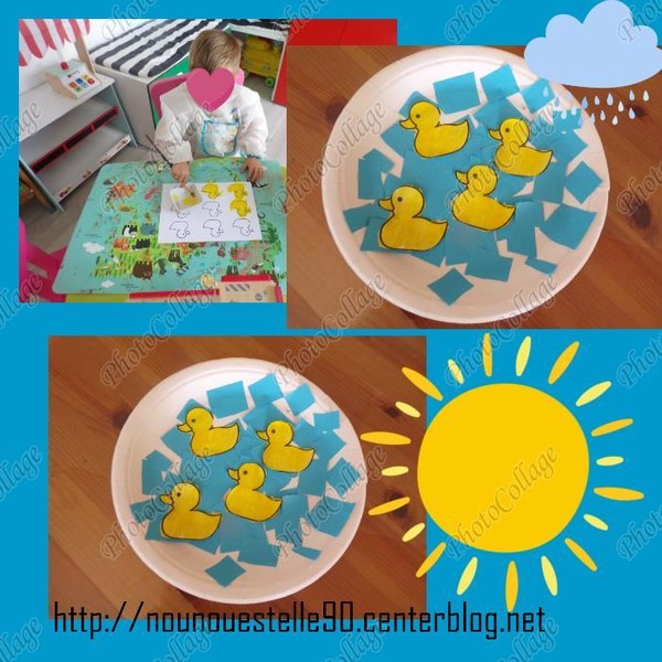 Les petits canards dans l'eau de Sacha