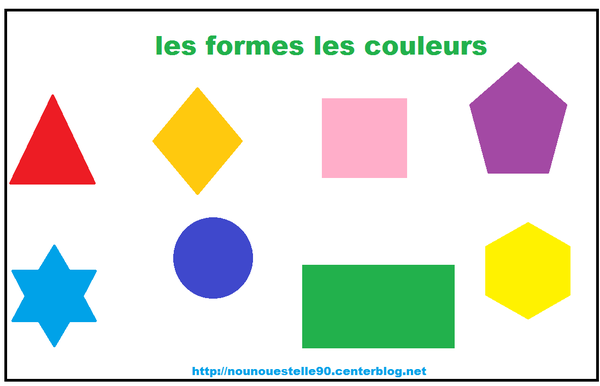 gommettes formes et couleurs