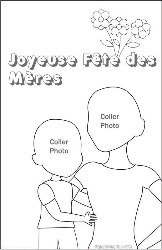 coloriages fete des mere