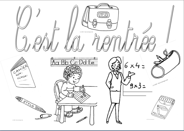 coloriages pour la rentree des classes - Page 3