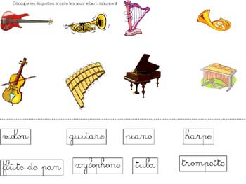 les instruments de musique