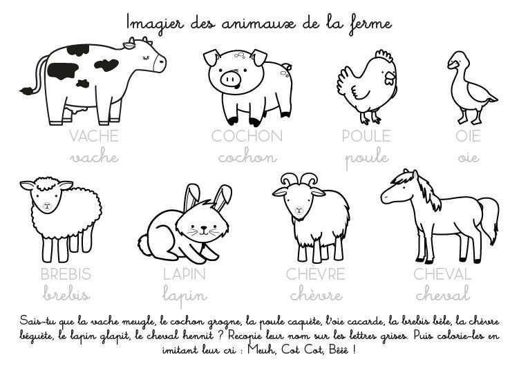 animaux de la ferme