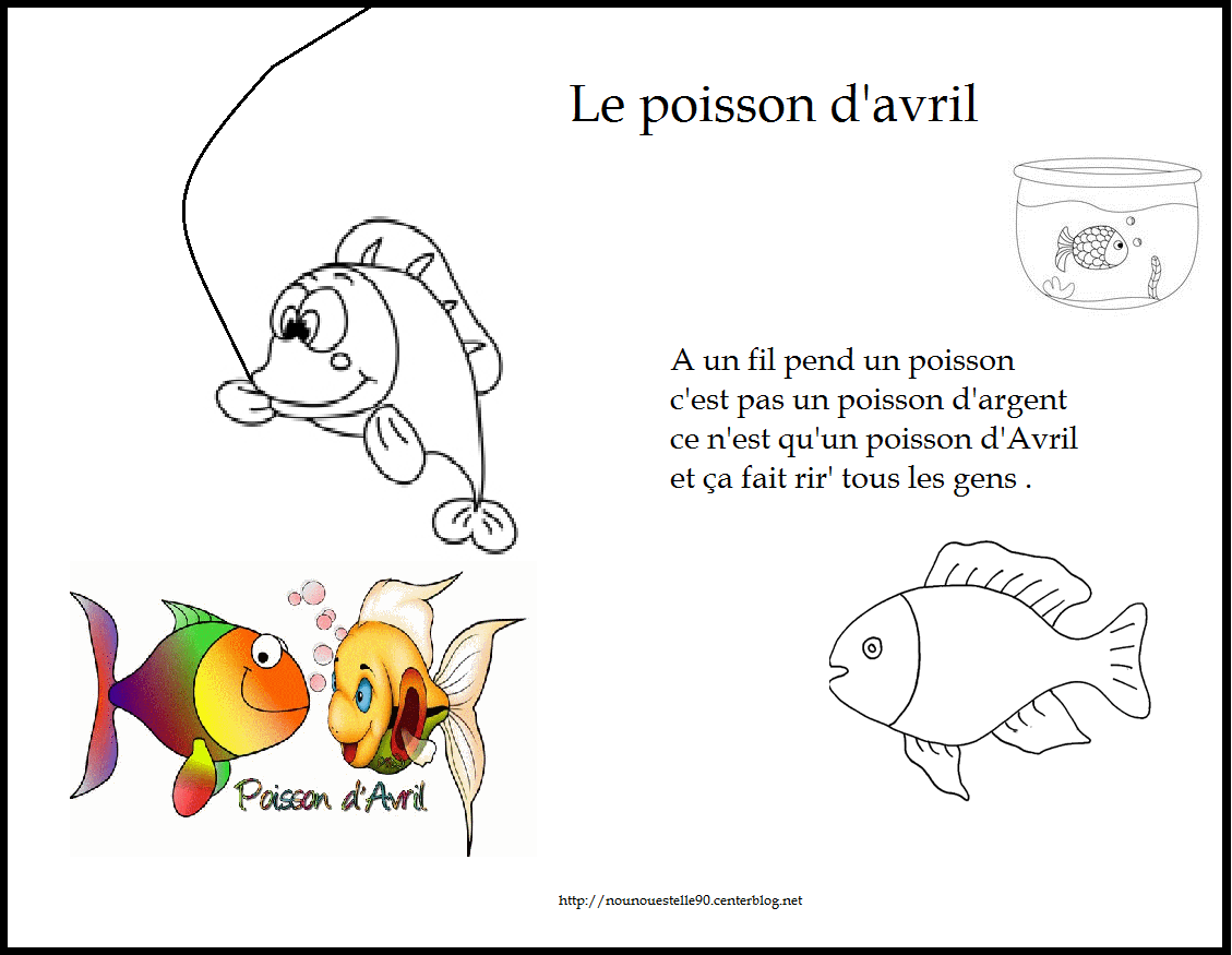 comptines du 1 er avril